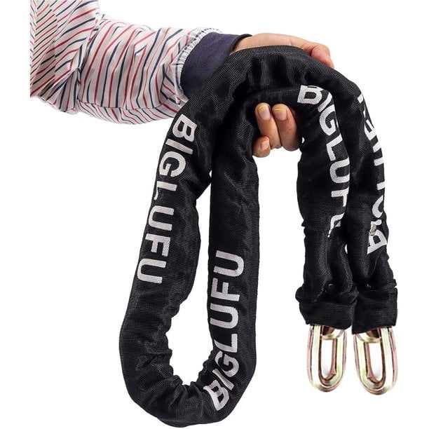 BIGLUFU Motorcycle 3ft/100cm Heavy Duty Anti-Theft Chain, Hardened ...