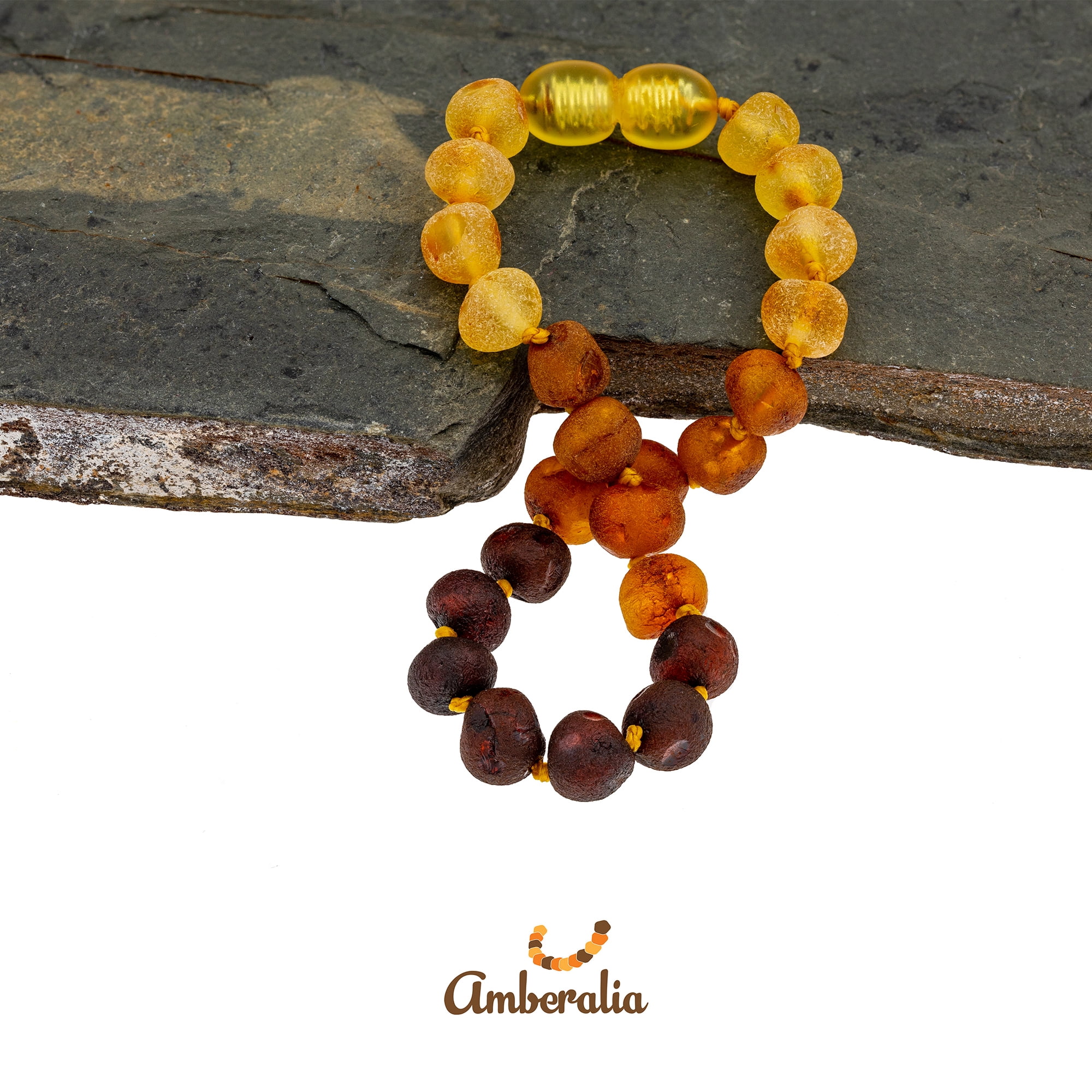 Amberalia Baltic Amber Adult bracelet , Lab-tested, Certified Genuine ...