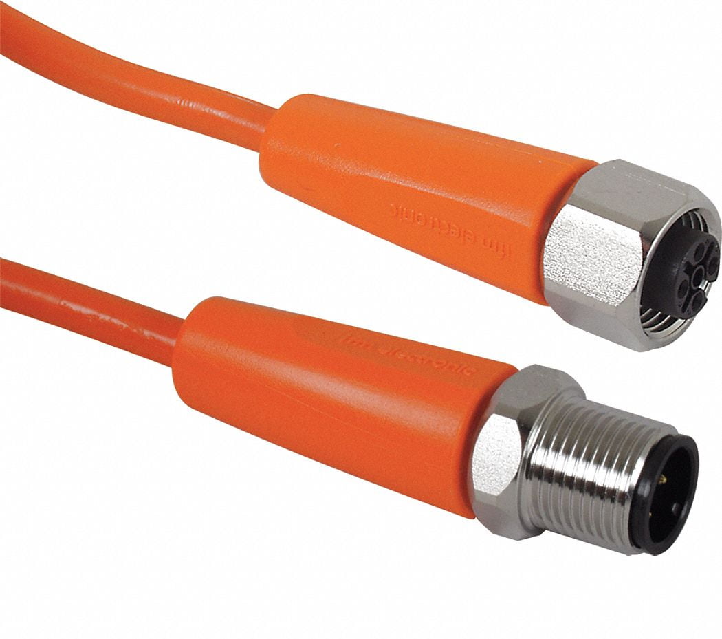 Ifm Cordset,5 Pin,Receptacle,Female EVT044 - Walmart.com
