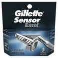 Gillette Sensor Excel Men's Razor Blade Cartridges - Comfortable Twin ...