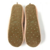 Oooh Geez Women's Pom Pom Ballet Slippers, Cozy Fuzzy Plush House Shoes ...