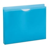 Glow Poly File Jacket, Straight Tab, Letter Size, Assorted Colors, 5 ...