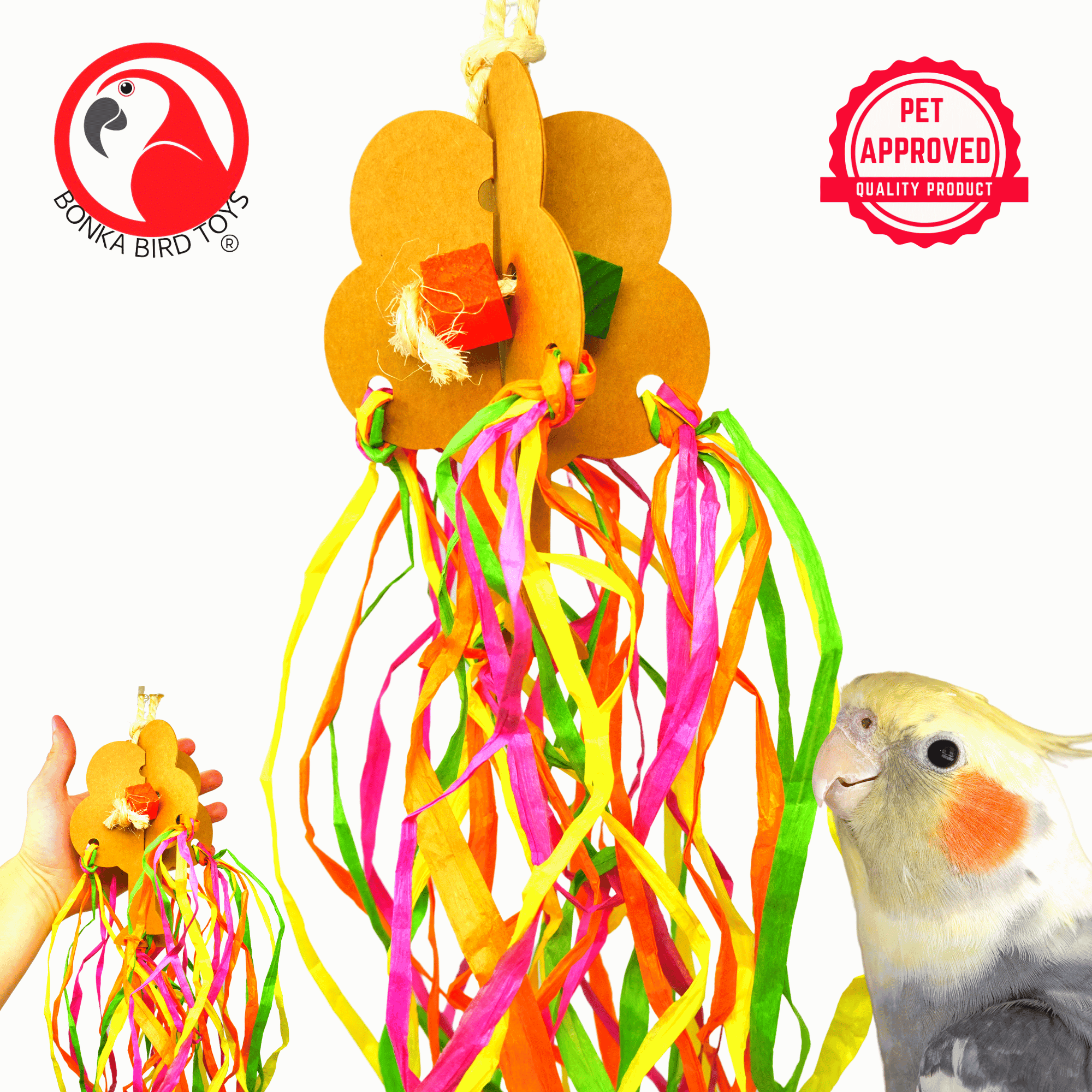 Bonka Bird Toys 2411 Small Cardboard Tree Chewy Bird Toy - Walmart.com