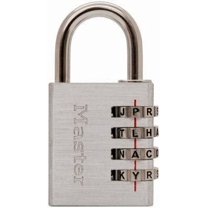 Master Lock Alpha Luggage Lock 643DWD Combination - Reset Option - 4 ...