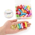 DIY Jewelry Making Kits Including Curved Tube Opaque Acrylic Beads ...