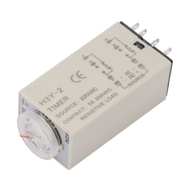 Timer Time Relay,AC 220V H3Y-2 Delay Timer Relay Delay Timer Relay Smooth Operation - Walmart.ca