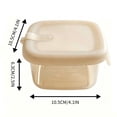 Silicone Food Storage Container With Lid 600ml BPA Free Freezer Safe ...
