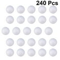 DEEPCRAFF 240Pcs White Solid Polystyrene Balls for Crafting Ornaments ...