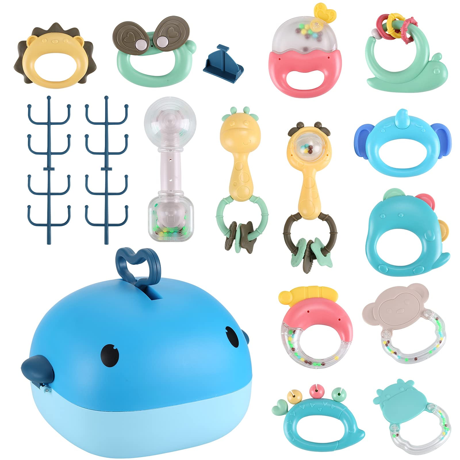 Click here for Babarla 13pcs Baby Rattle Toys Infant Teether Play... prices