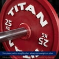 Titan Fitness 25 KG Color-Coded Olympic Weight Disk, Calibrated Steel ...