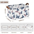 America Butterflies Pattern Collapsible Storage Bin Open Home Shelf ...