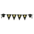 HONMEET Black Felt Graduation Banner for Decoration Reusable Perfect ...