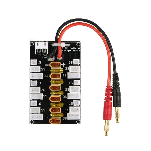 6 Packs 1S-3S XT30 Lipo Battery Parallel Charging Board for IMAX B6 ...
