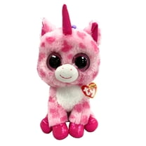 TY Beanie Boos 2022 - SNOOKIE Valentine's Day Unicorn with Glitter Eyes ...