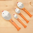 Bits And Pieces, Ceramic Chicken Measuring Spoons, 4-Piece Set ...