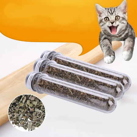Yilovego 45ml Natural Catnip Catmint Menthol Flavor Cat Treats Funny ...