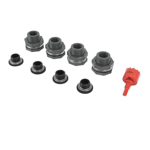PVC Spigot Connector Kit, PVC Bulkhead Fitting Easy To Install For Rain ...