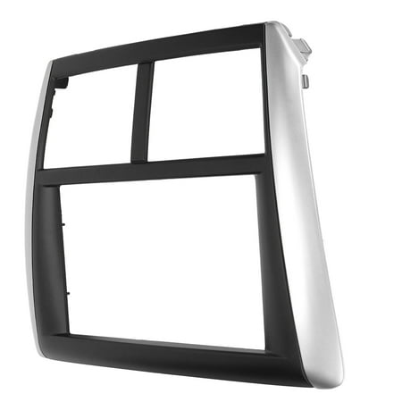 Double Din Car Fascia, Unique Appearance Navigation Panel Frame Black ...