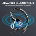 Mugo Wireless Earbud, Sport Bluetooth 5.3 Headphones with Earhooks ...