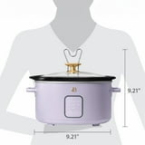 Beautiful 4Qt Slow Cooker with Touch-Activated Display, Lavender by ...