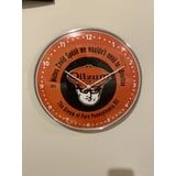 Vintage style OILZUM Gas and OIL Round Clock (12" INCH) NEW with GLASS ...