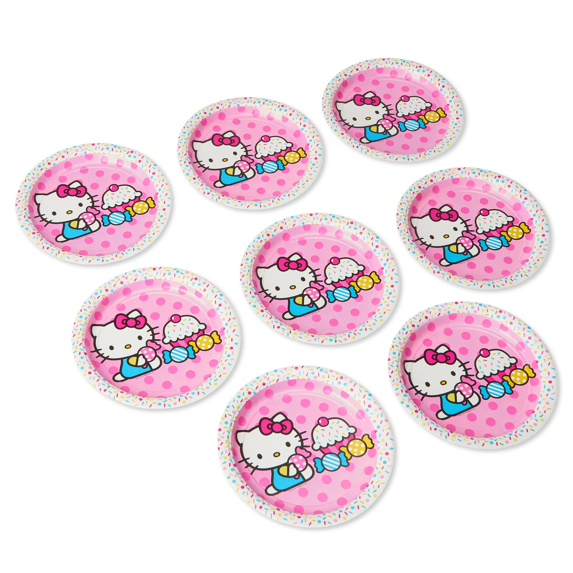 Hello Kitty Cupcake Toppers Square