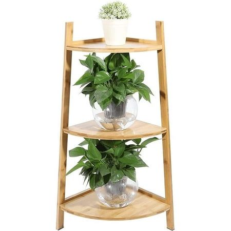 3 Layer Stand Free Standing Corner Holder Potted s Flower Rack Home for ...