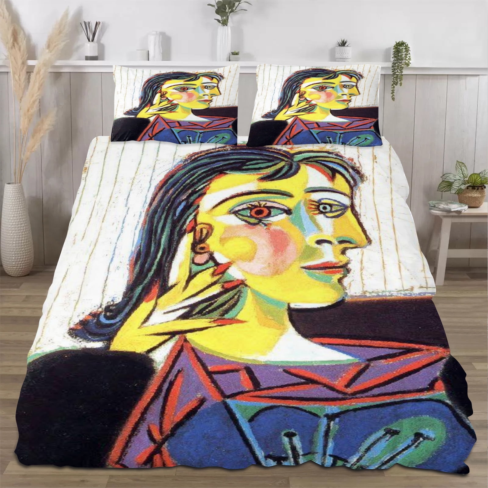 Pablo Picasso Quilts for Queen Bed Bedspreads,Soft Bed Quilt ...