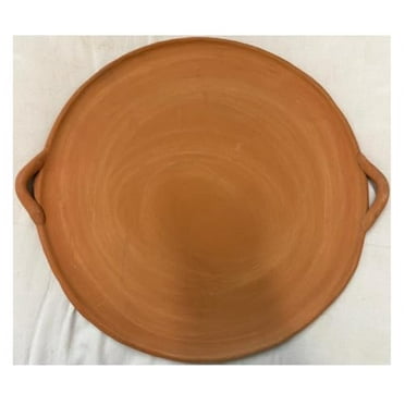 Large Mexican Comal Vidrio Cazo Griddle Flat Pan Dish Tray Clay Barro ...
