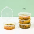 Moocorvic 50Pcs Small Kitchen Packaging Boxes with Clear Lids ...