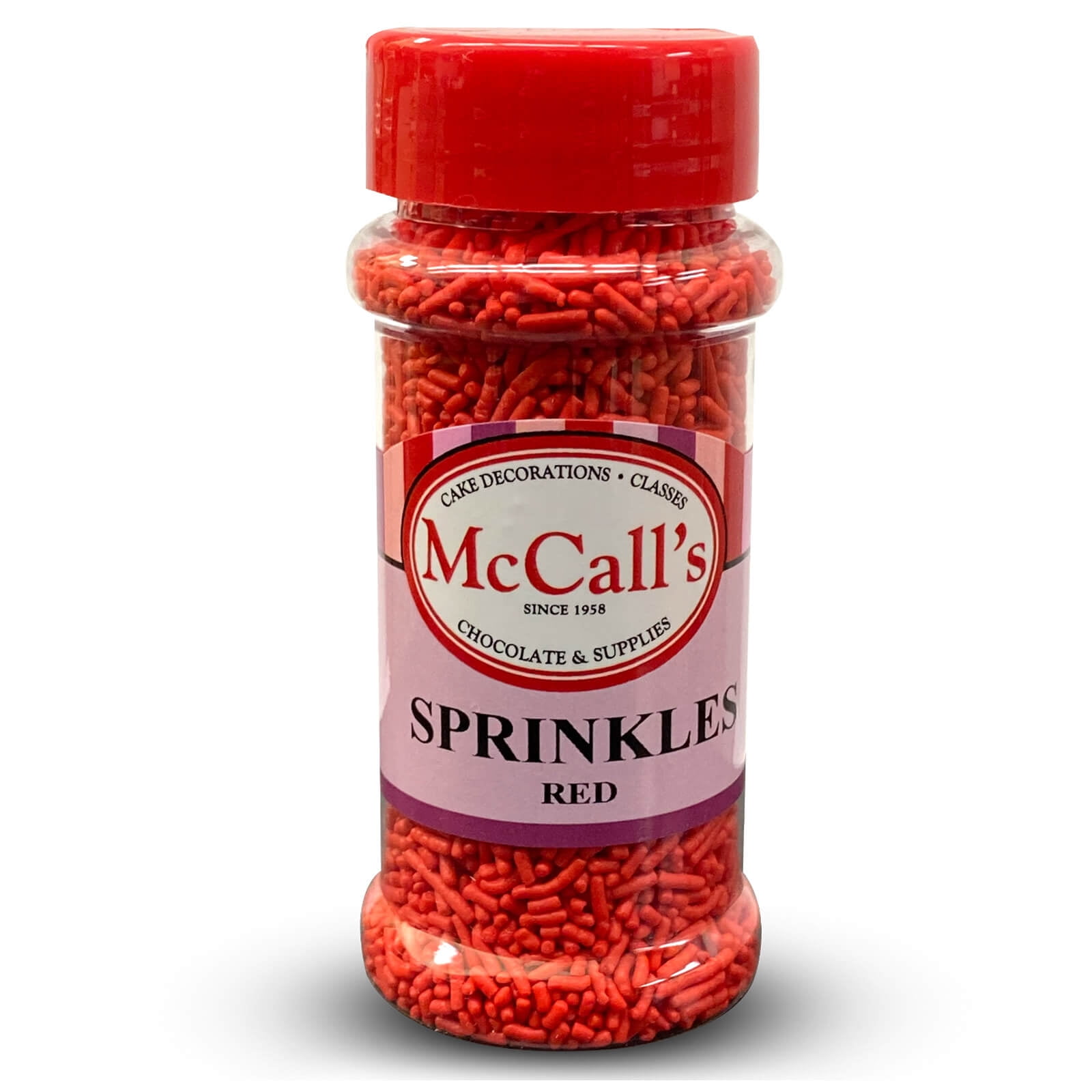 Click here for Mccalls Bakers Warehouse Sprinkles Red 80 G 80 G prices