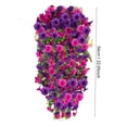 2pcs 30 Inch Artificial Morning Glory Flowers Mixed Color Hanging Silk ...
