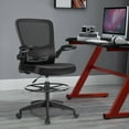 Costway Tall Ergonomic Office Chair, Adjustable Height, Lumbar Support ...