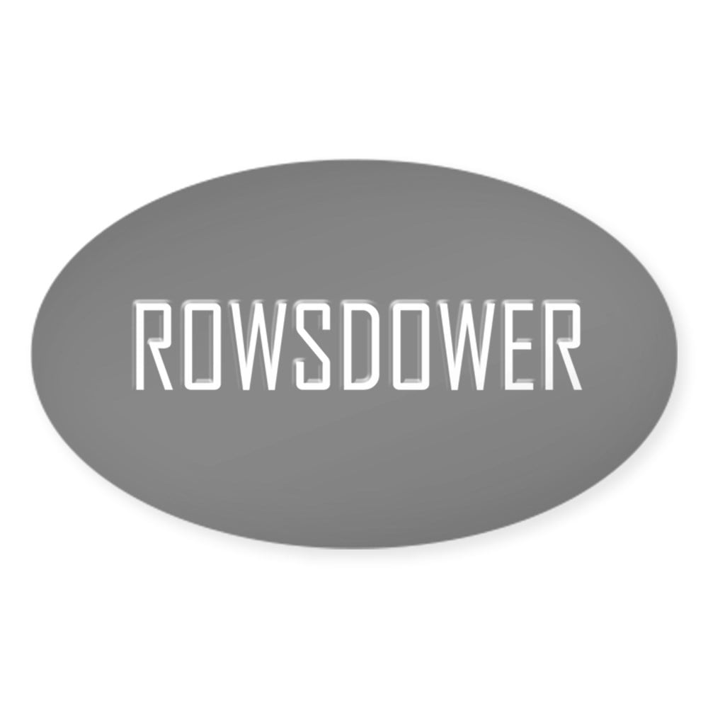 CafePress - Rowsdower Oval Sticker - Sticker (Oval) - Walmart.com