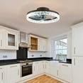 JLPAN Modern Ceiling Fans with Lights and Remote, 19.7in Low Profile ... JLPAN Modern Ceiling Fans with Lights and Remote, 19.7in Low Profile ...