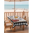 Red Barn Windmill Rectangle Outdoor Tablecloth with Umbrella Hole Farm ...