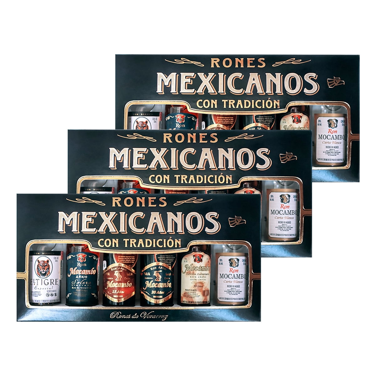 Tripack Estuche Rones Mexicanos Con Tradición 50ml Mexicanos con ...