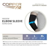 Copper Fit Compression Elbow Sleeve, Large HSA/FSA Eligible - Walmart.com