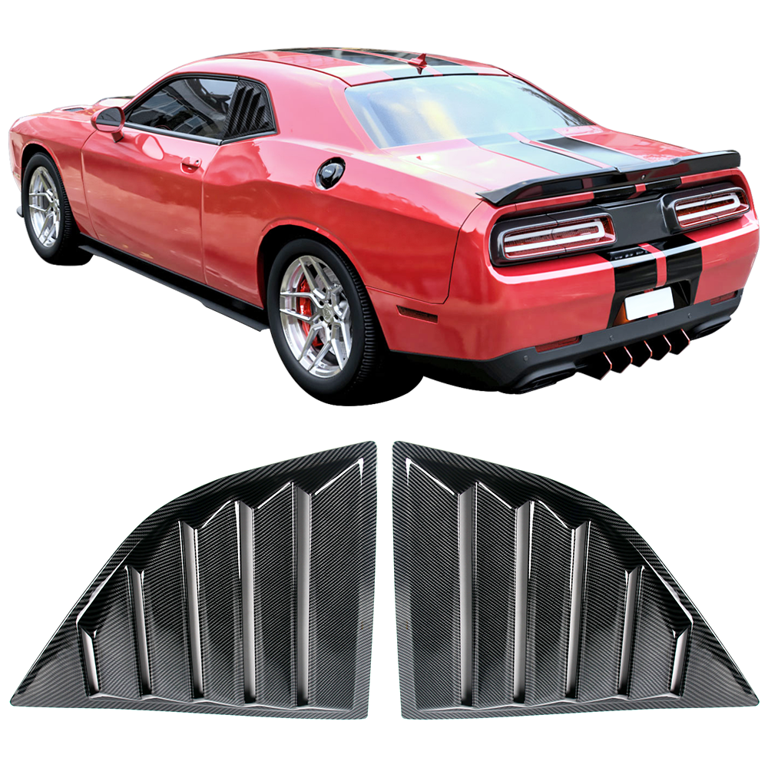 Dodge Charger Window Spoiler MODILOVER Side Window Louvers, Compatible ...