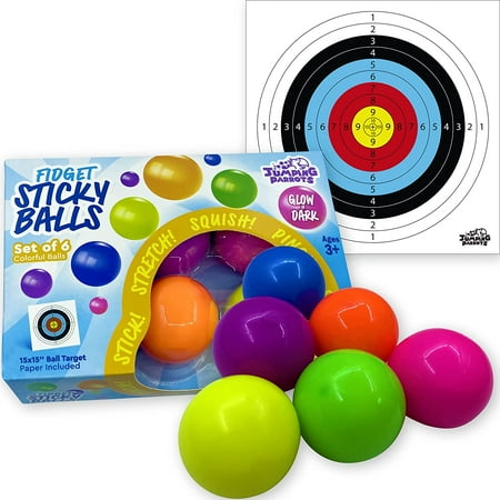 SUPRR FAFA Sticky Balls That Stick to The Ceiling, Fidget Stress Balls ...
