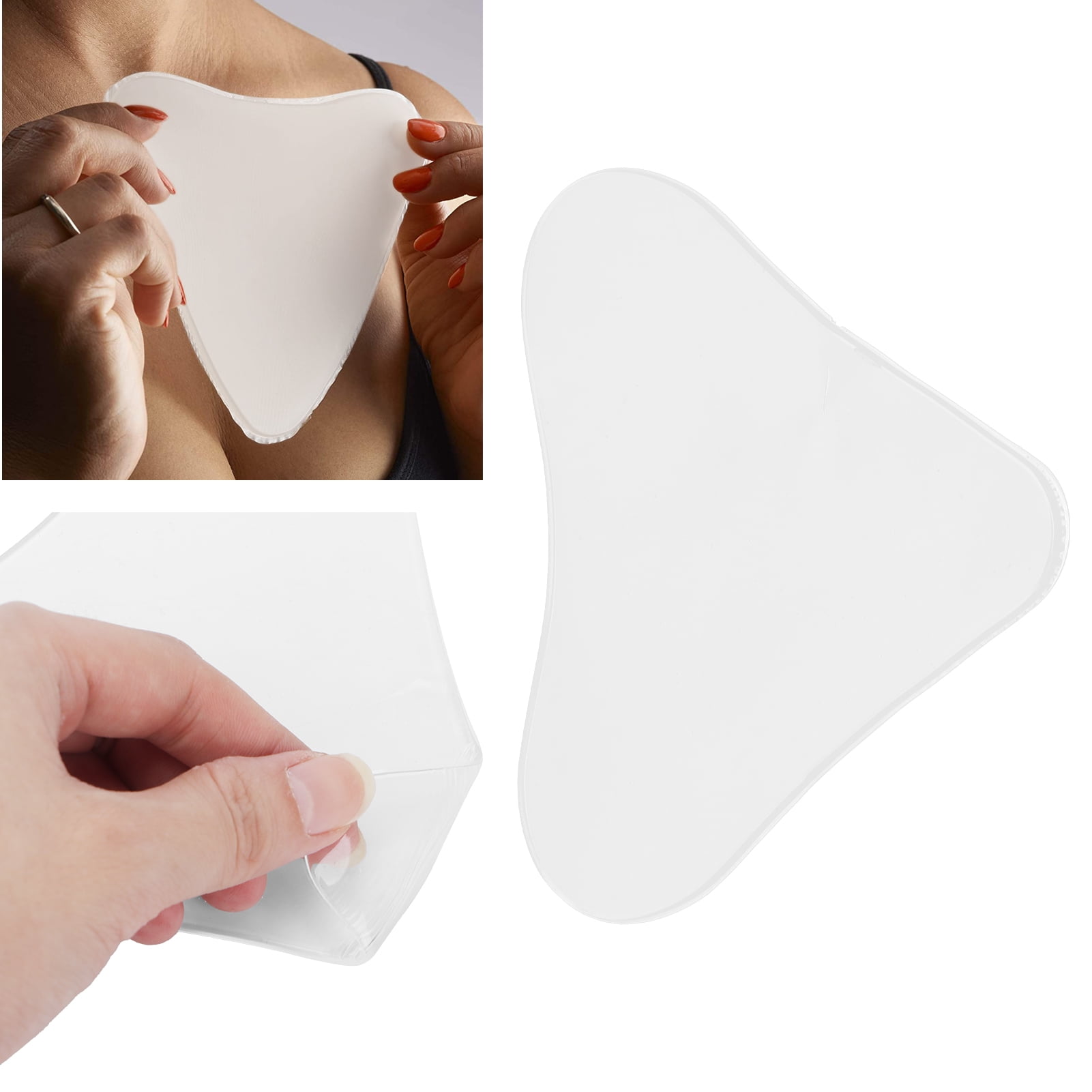 Brrnoo Wrinkle Patch,Silicone Chest Anti-Wrinkles Patch Transparent ...