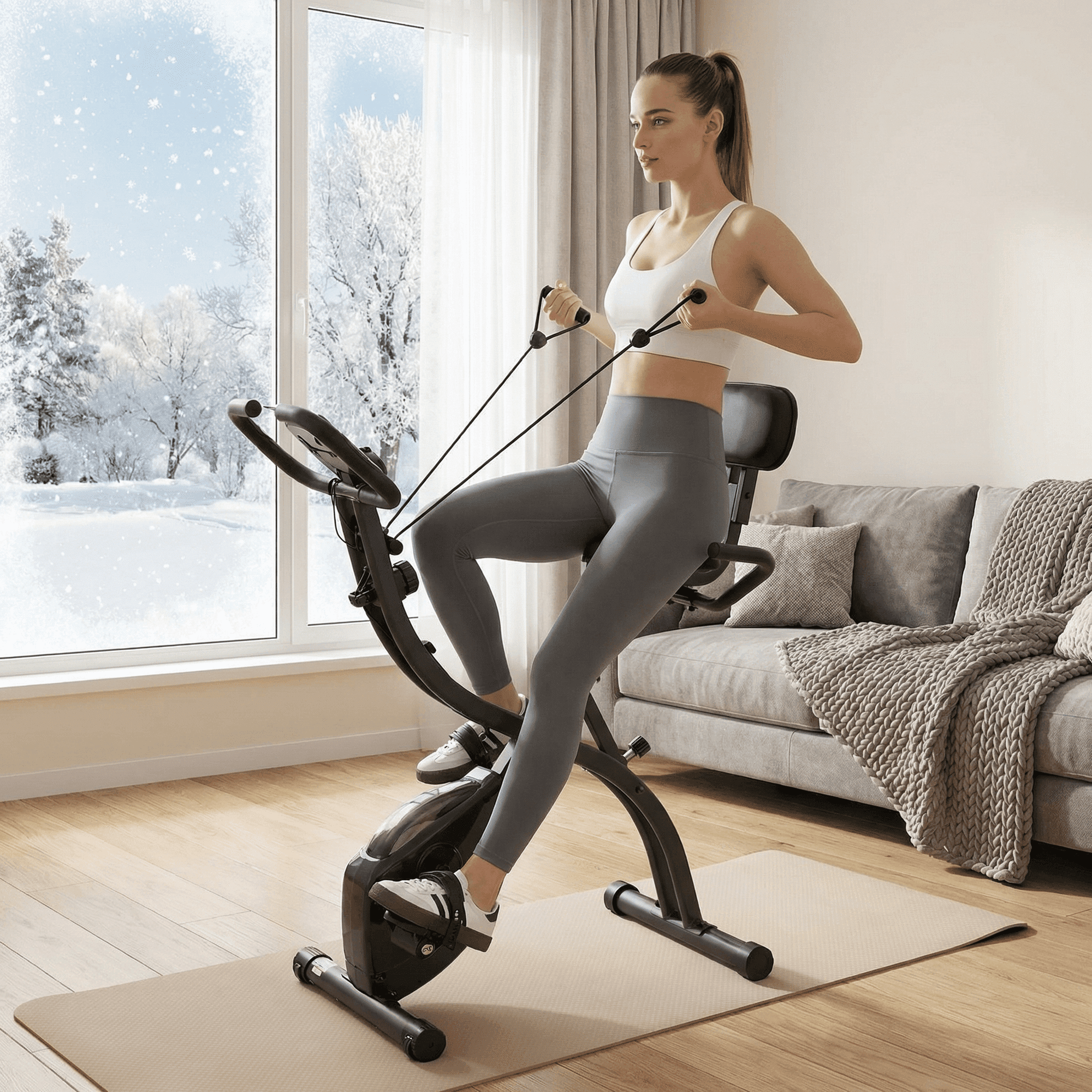 Click here for Naipo Exercise Bike With 10 Level Adjustable Magen... prices