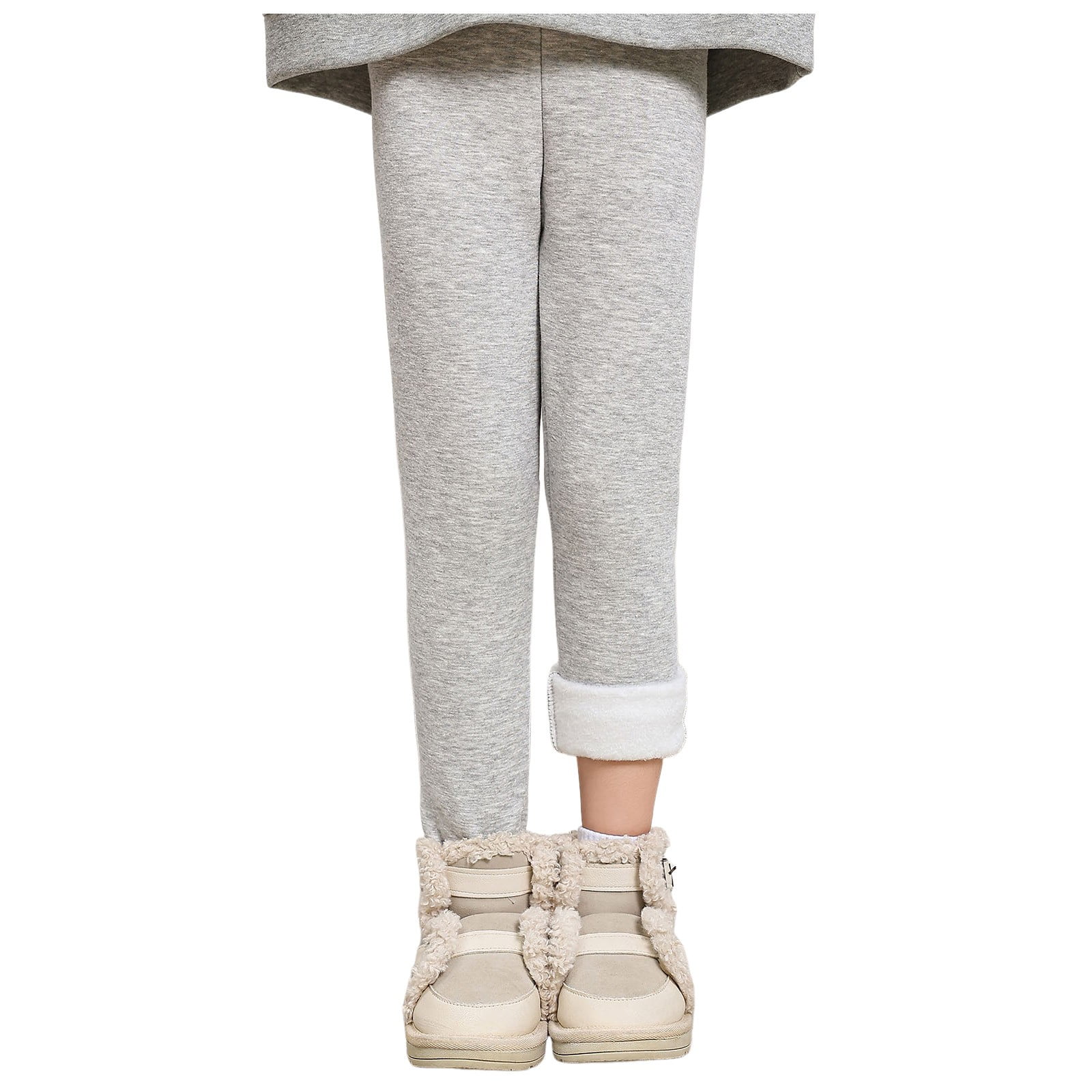 Click here for Splozh Fleece Leggings Girls Bottoming Padded Thic... prices