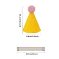 6/14Pcs Adjustable Pet Costume Hat Breathable Birthday Party Hat For ...