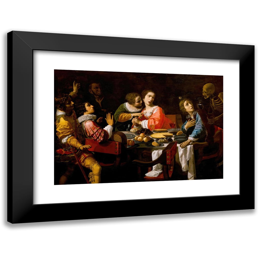 Giovanni Martinelli 24x18 Black Modern Framed Museum Art Print Titled ...