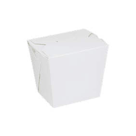 Karat 32oz Food Pail / Paper Take-out Container - White - 450 ct ...