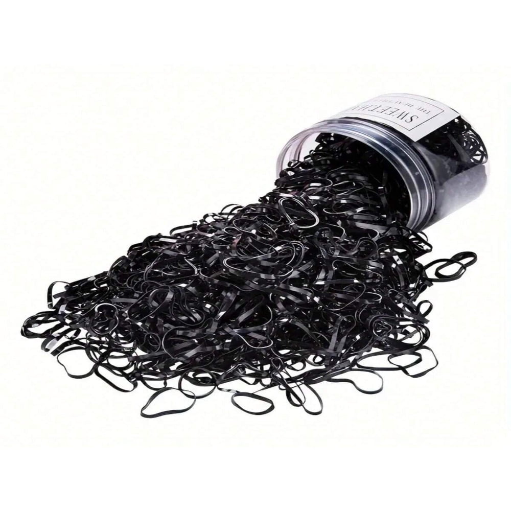 Click here for Lngoor 500pcs High Elastic Plastic Hairbands Set -... prices