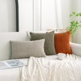 Set of 4 Burnt Orange Corduroy Throw Pillow Covers 20x20 Inch ...