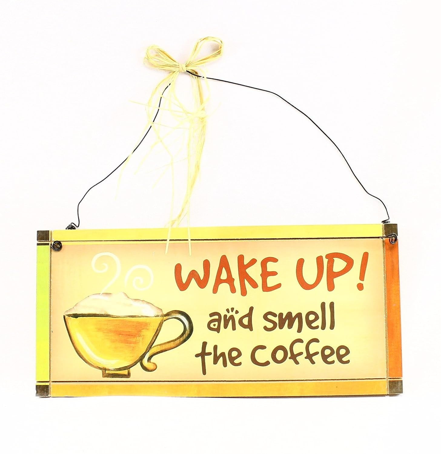 Wake Up! And Smell The Coffee Wood Plaque - Walmart.com