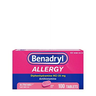 Children's Benadryl Allergy Chewables with Diphenhydramine HCl ...